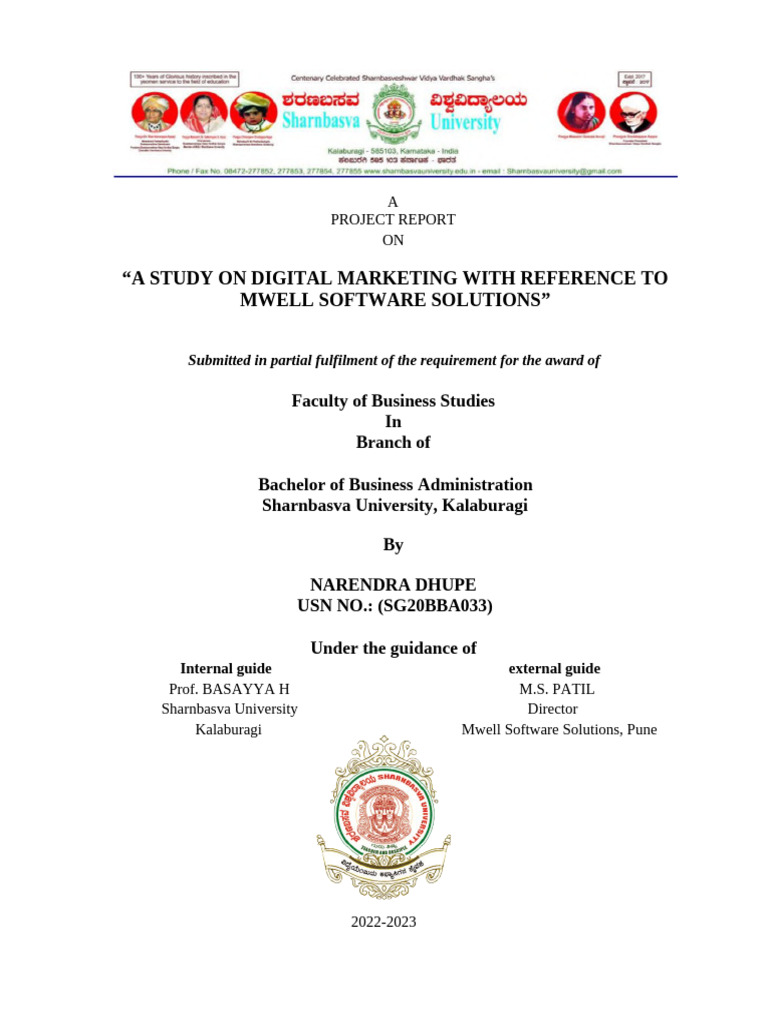 Project Report Bba - Copy 2 | PDF | Search Engine Optimization | Search ...