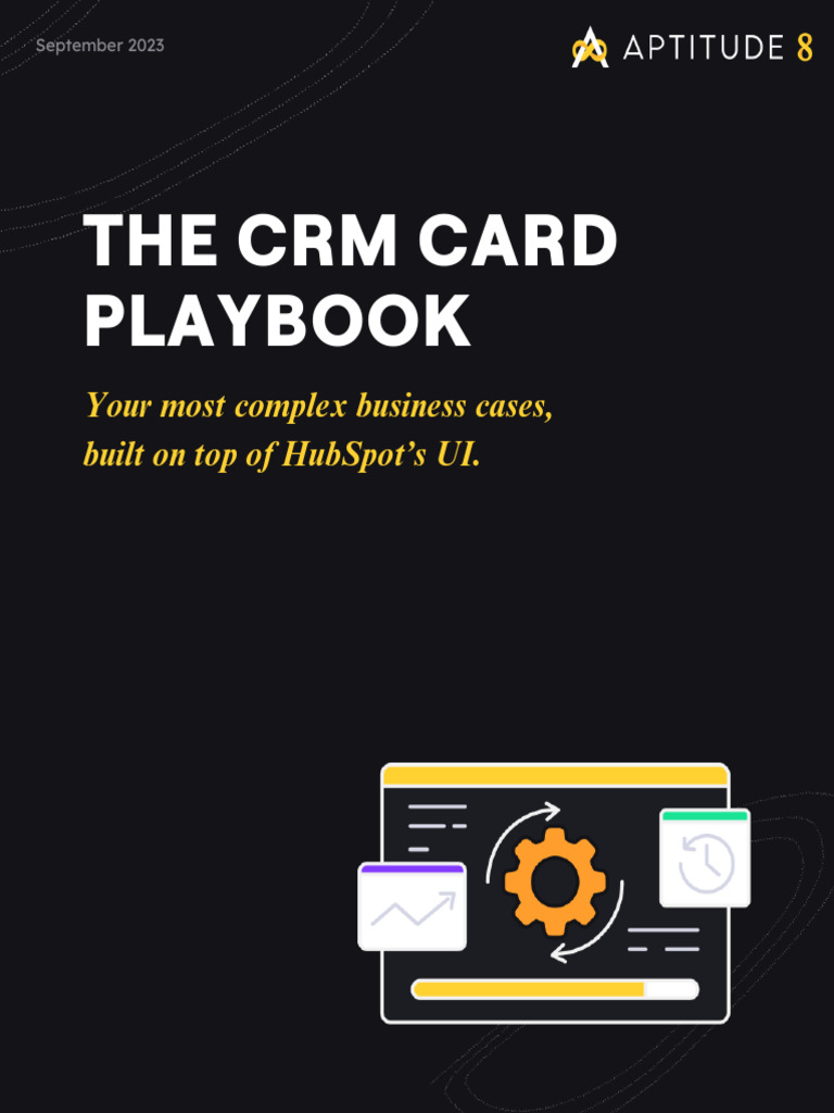 A8 - The HubSpot CRM Playbook | PDF | Customer Relationship Management | Information