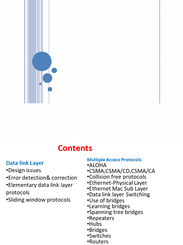 CN Unit2 (Ppt) | PDF | Ethernet | Transmission Control Protocol