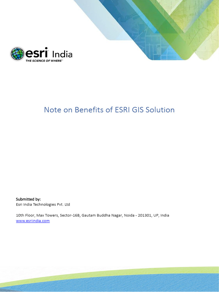 ESRI India Note OpenSource COTS 1 | PDF | Arc Gis | Esri