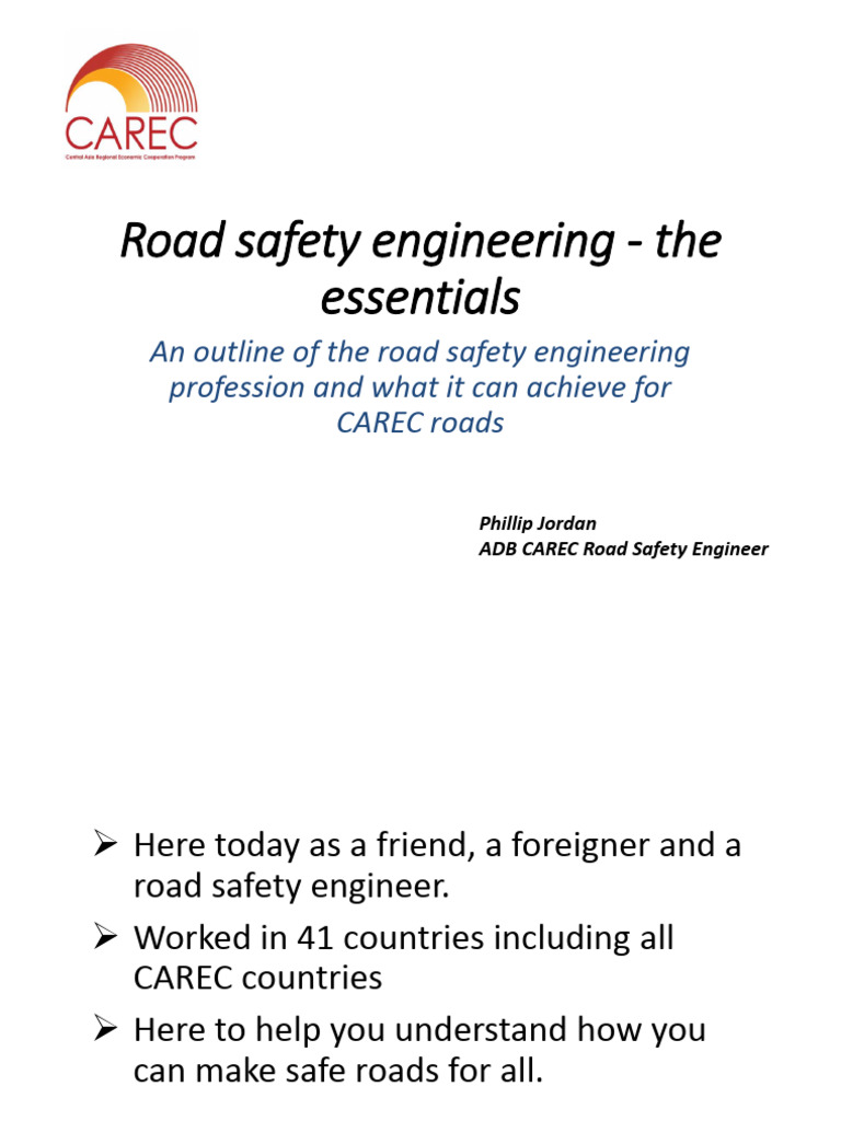 1 Road Safety Engineering The Essentials | PDF | Audit | Road Traffic ...