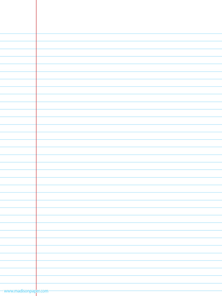 College Ruled Lined Paper 75 Blue College Ruled Paper 75 Pages | PDF