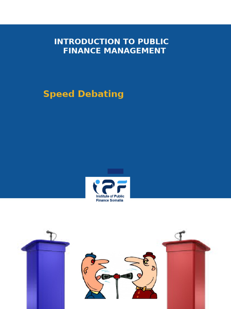 Module 5.3 Speed Debating | PDF