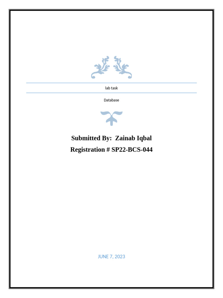 Firebase Lab Assignment SP22-BCS-044 | PDF