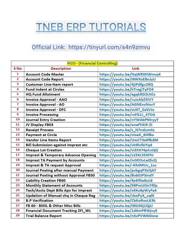 TNEB ERP Software and Video Resources | PDF | Electric Power Transmission | Receipt