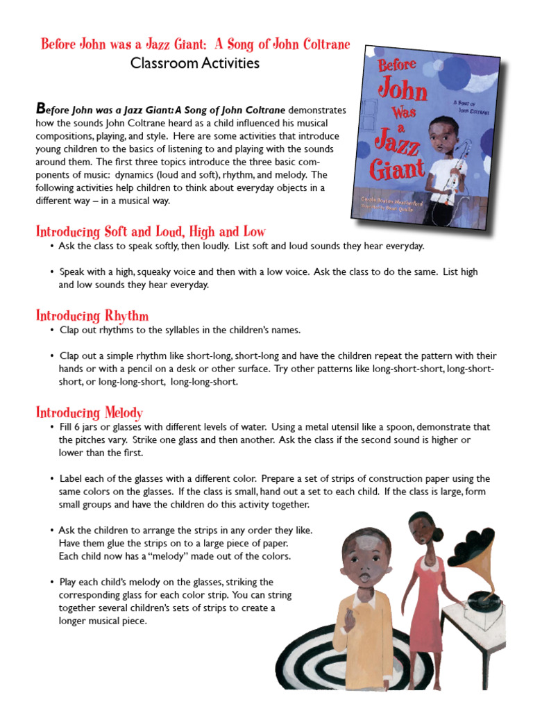 Jazz Giant Activity Guide | PDF | Rhythm | Classroom