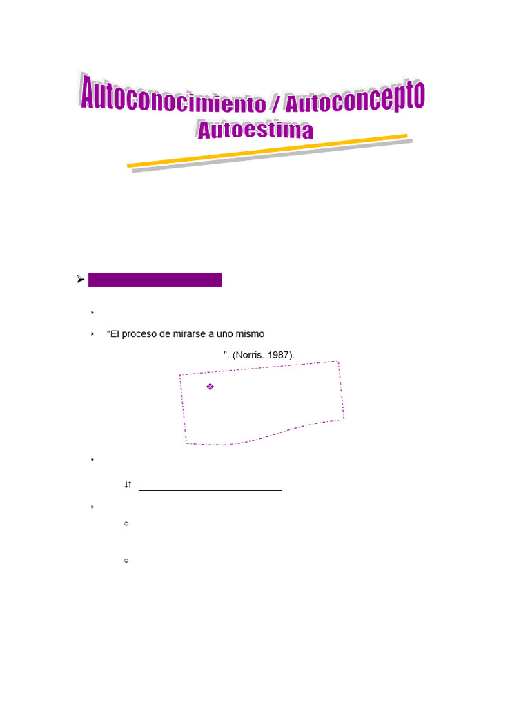 Autoconocimiento y Autoestima: Claves Psicosociales | PDF | Autoestima ...
