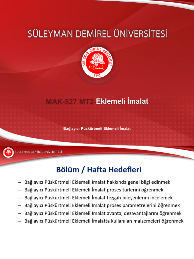 6-7 Bağlayıcı Püskürtmeli Eklemeli İmalat | PDF