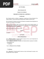 LEY - NOTARIAL - Ecuador | PDF | Propiedad de la comunidad | Ley común