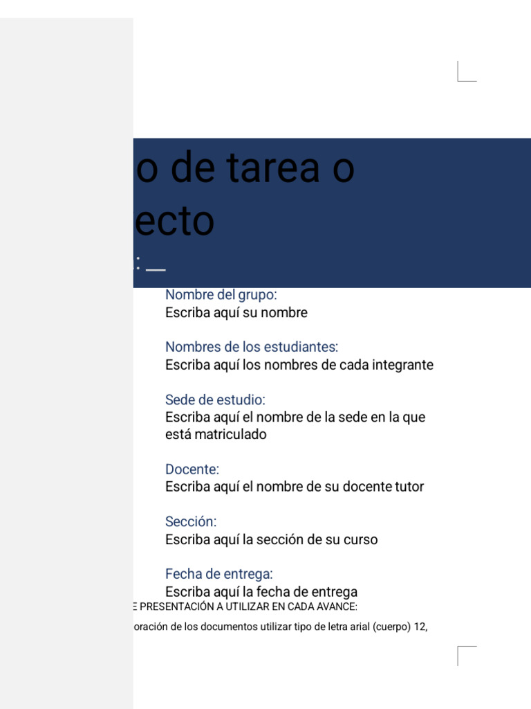 Estructura+Proyecto+de+clases | PDF