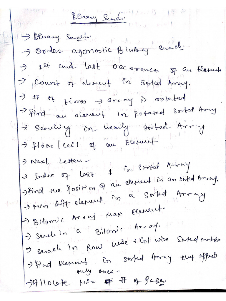 Binary Search, Ascending Descending - Order Agnostic Search | PDF