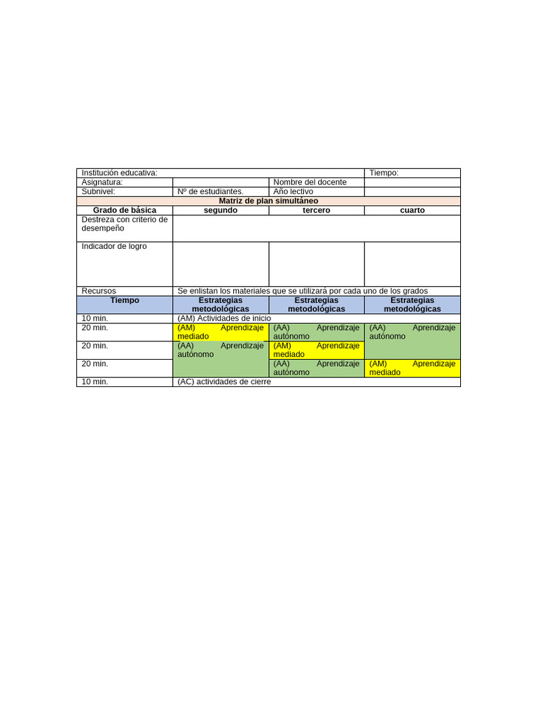 Matriz tarea final | PDF