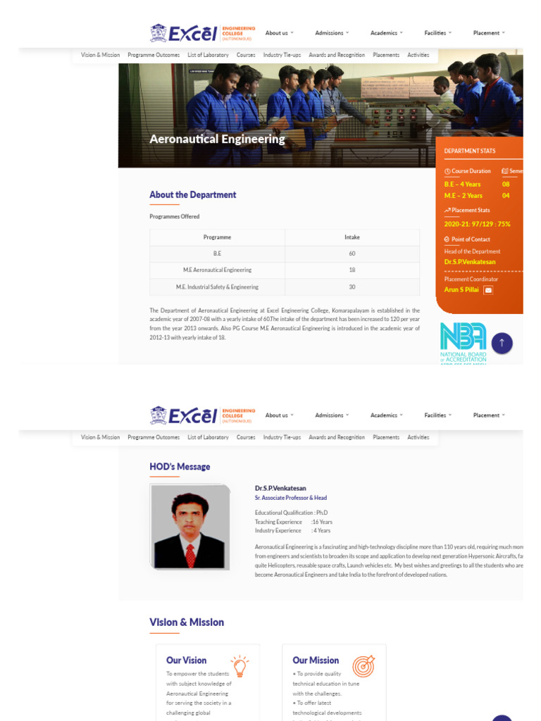 Aeronautical Engineering – Excel College | PDF | Aerospace Engineering ...