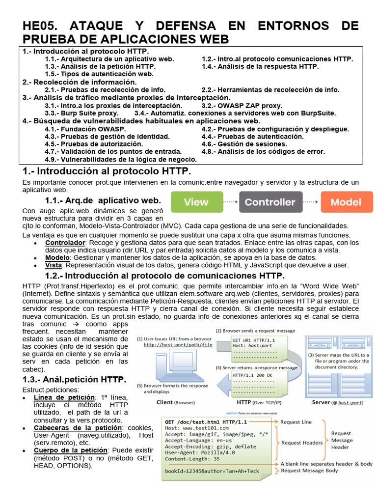 Seguridad en Aplicaciones Web | PDF | Servidor web | Internet y web
