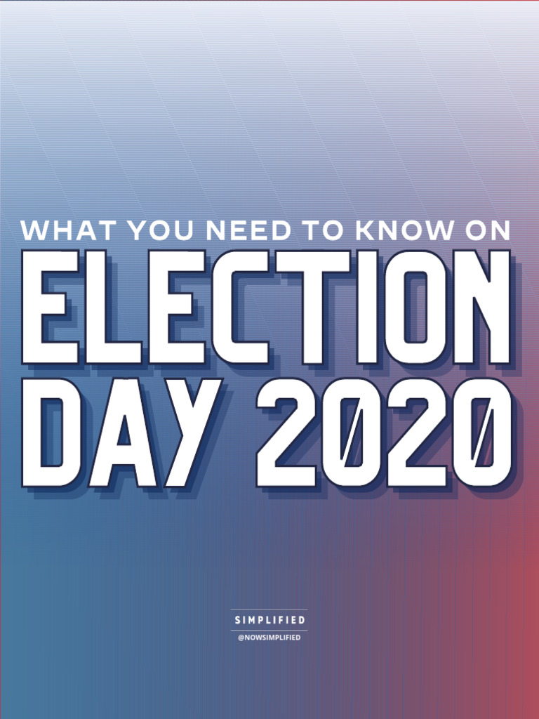 Election Day 2020 Resources | PDF | Elections | Voting