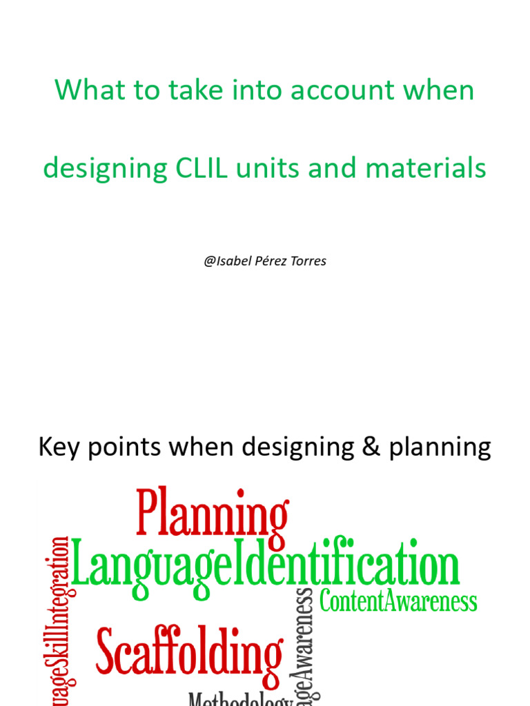 Designing Clil Materials | PDF | Linguistics | Vocabulary