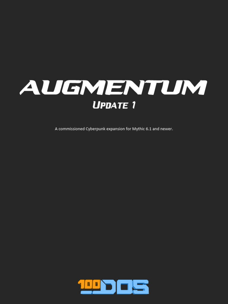 Augmentum U1 | PDF | Cyborg