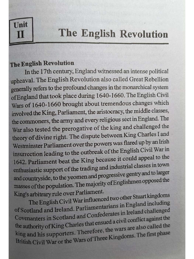 English Revolution | PDF