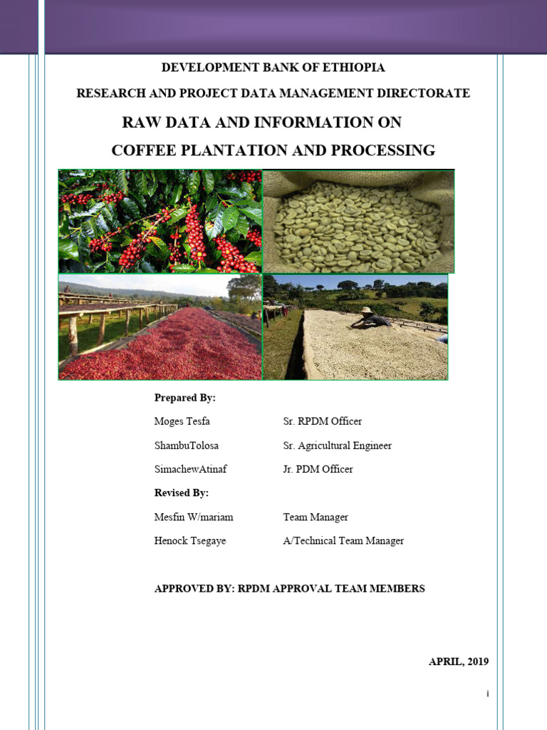 Coffee Plantation Data Management | PDF | Coffee | Plants