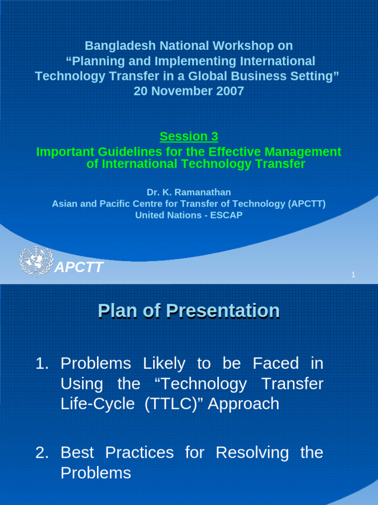 Ramanathan Guidelines for ITT - Presenta[session 3] | PDF | Negotiation ...