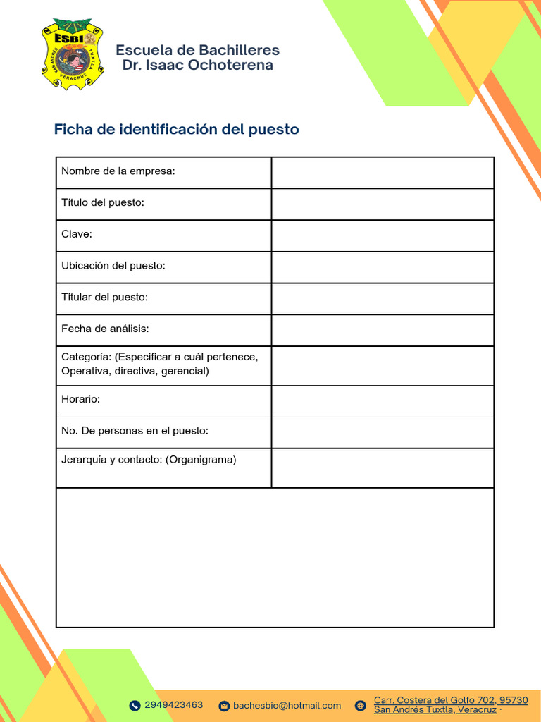 Estructura de Analisis y Descripcion de Puestos | PDF