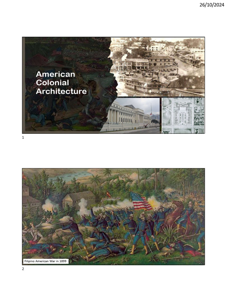 American Colonial Architecture | PDF | Manila | Philippines