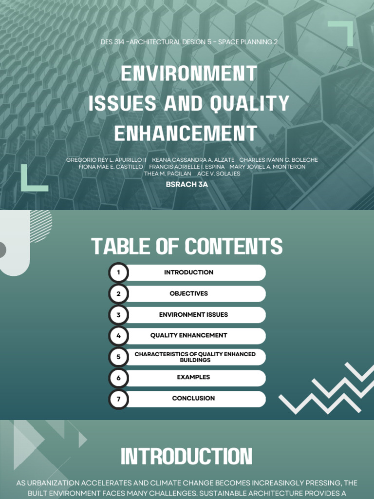 Environment Issues and Quality Enhancement | PDF | Carbon Dioxide ...