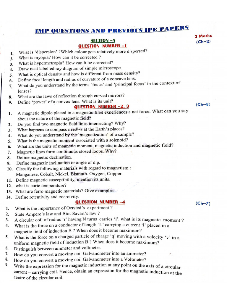 Math - Priority A Chapters PYQs (JEE Main 2024 - 2019) - MathonGo | PDF