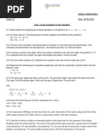JHS 1 Mathematics Exam Questions | PDF | Mathematics | Mathematical Objects
