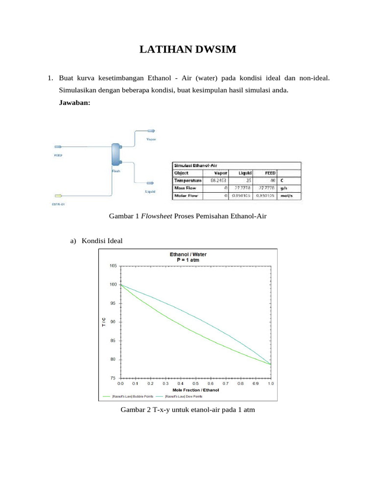 Latihan DWSIM | PDF