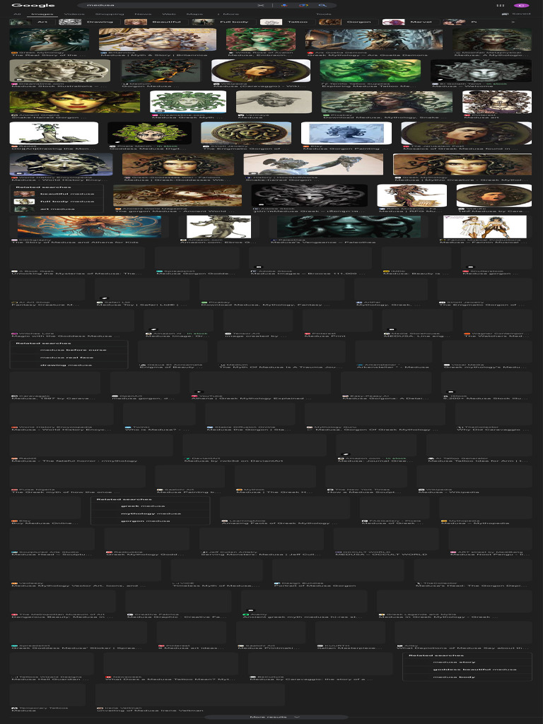 medusa - Google Search | PDF | Medusa | Mythology