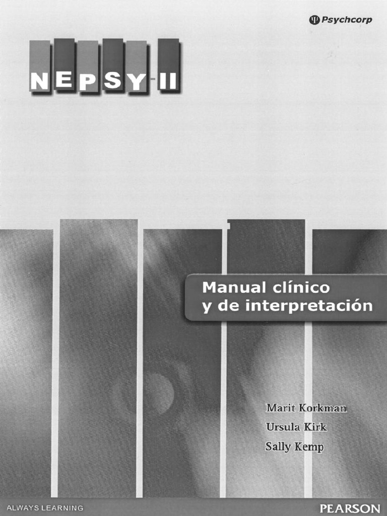 Manual Clinico y de Interpretacion Nepsy II Compress (1) | PDF