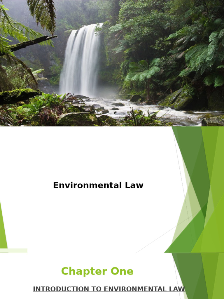 Environmental Law | PDF | Legal Remedy | Environmental Law