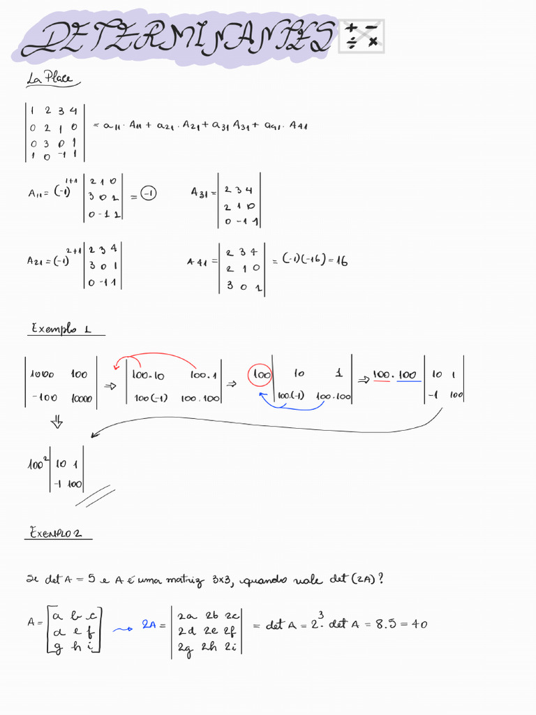 ALG LIN - Aula 12nov | PDF