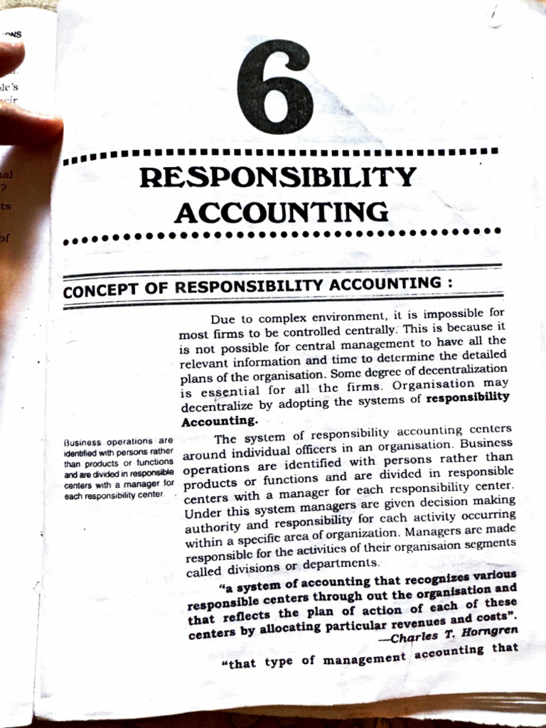 Responsibility | PDF | Business | Business Economics