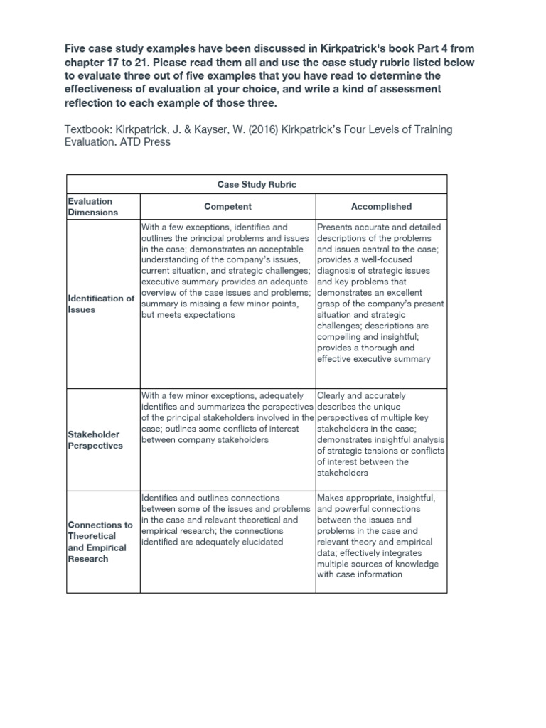 Three-Case-Studies-evaluation | PDF | Evaluation | Empirical Evidence