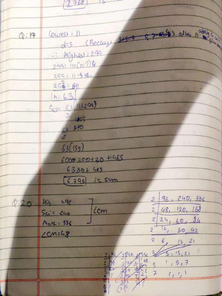 Ch-5 Math Assignment | PDF