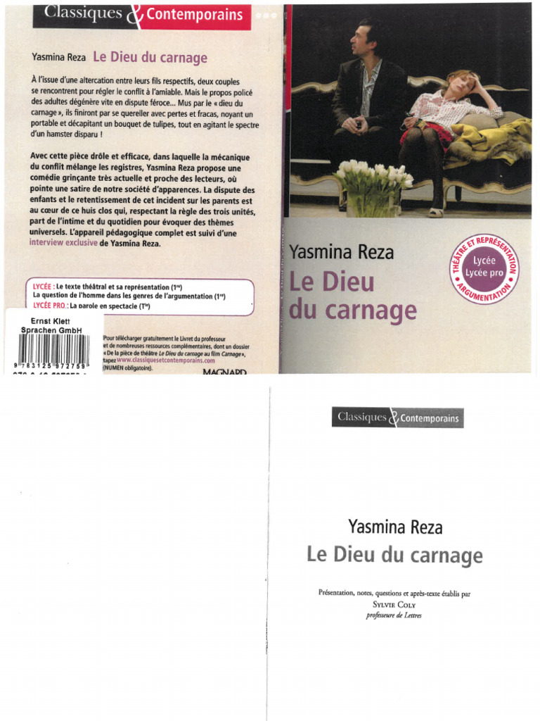 Le Dieu Du Carnage - Texte | PDF
