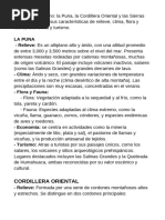 Informe Region NOA | PDF | Entorno natural | Ciencias de la Tierra