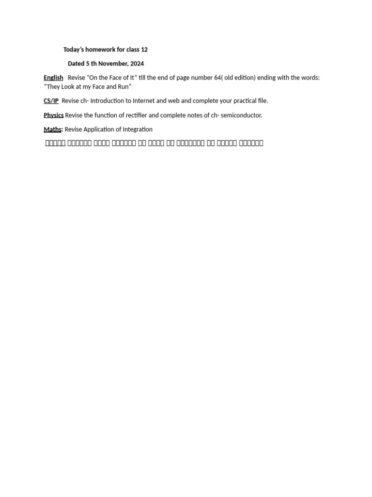 Today's Homework 7 | PDF