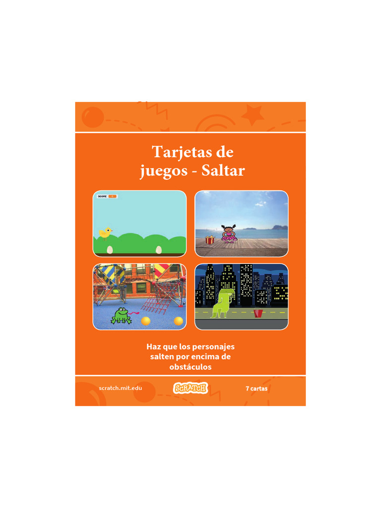 Scratch Juego Saltar Obstácuos | PDF