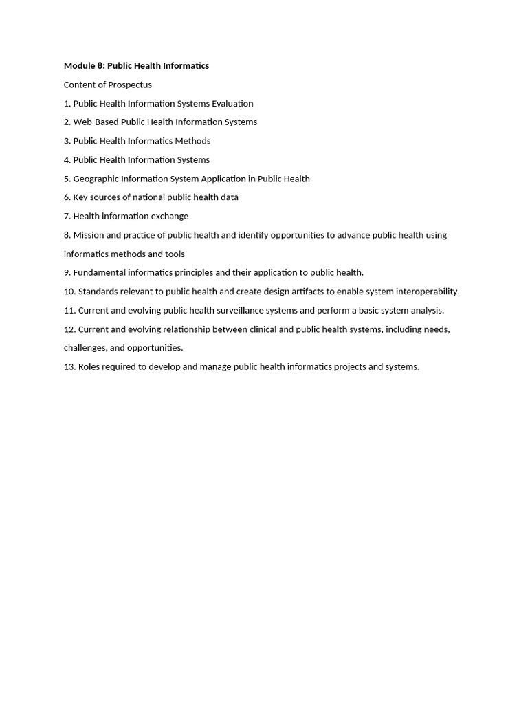 PublicHealthInformatics PPAnswers | PDF | Health Informatics ...