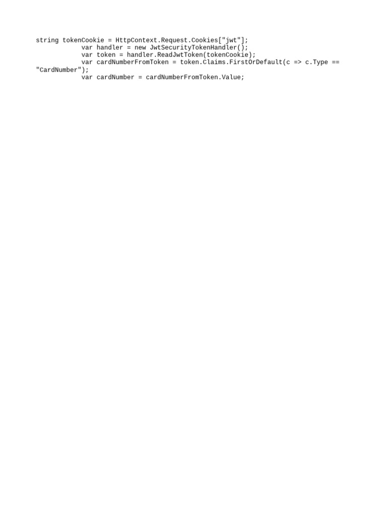 Take Token From Cookies | PDF