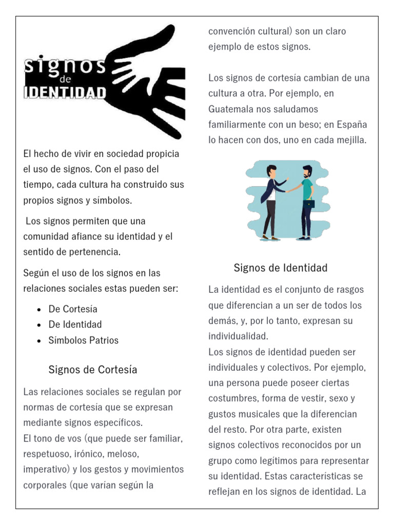 Signos de Identidad | PDF | Los símbolos