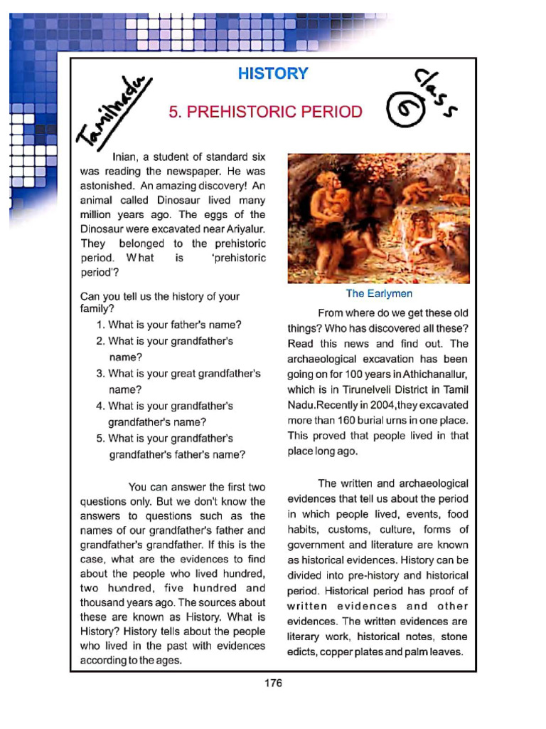 Class 6th History (Tamilnadu) | PDF