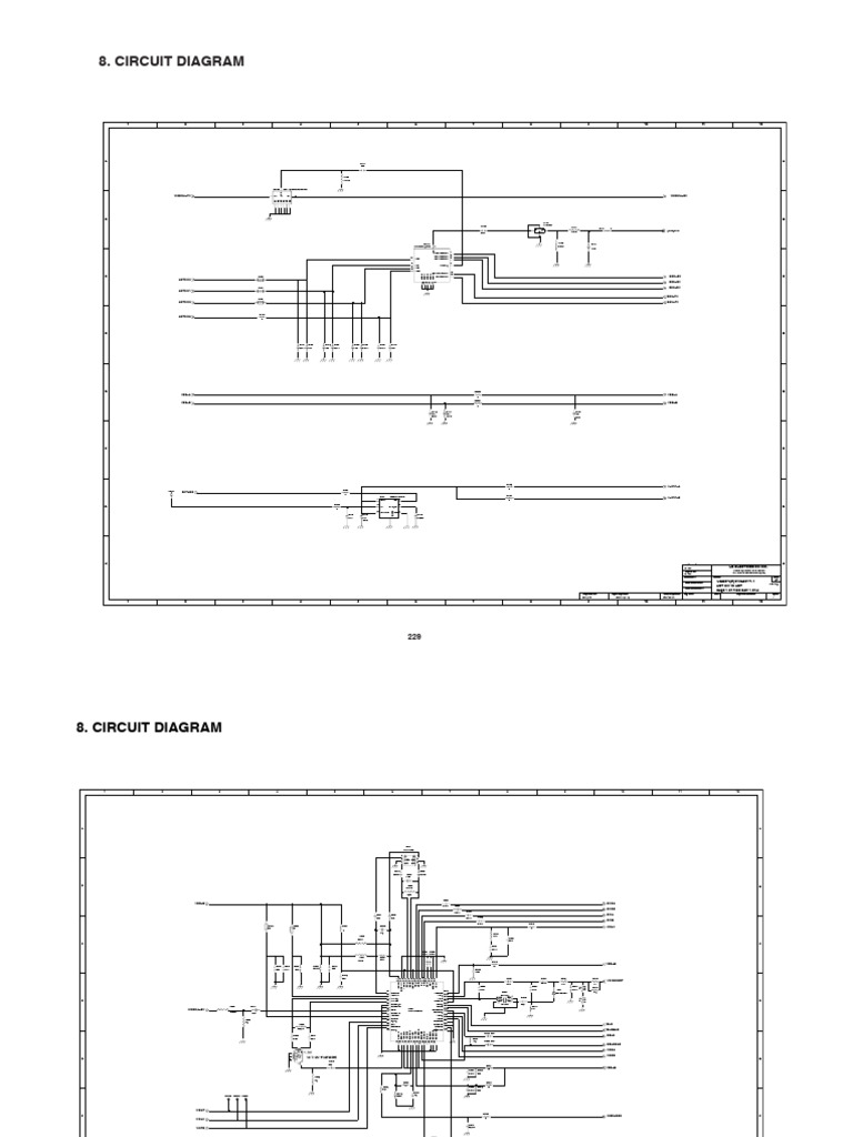 LG U8550原厂维修图纸 | PDF | Chess