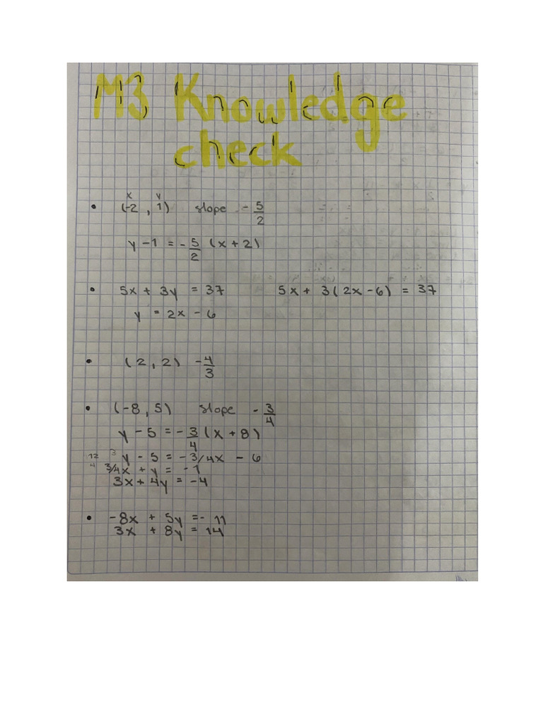 M3 Knowledge Check | PDF