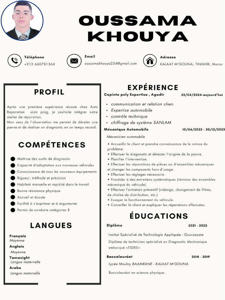 Oussama CV | PDF