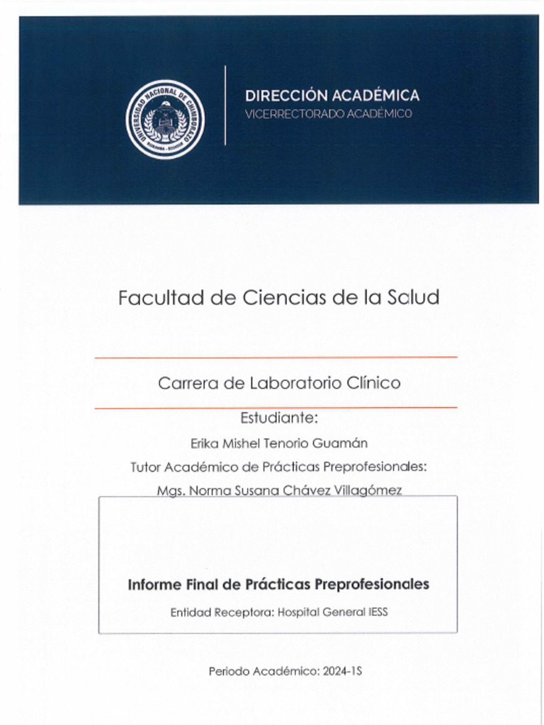 Tenorio Guamán Erika Mishel_Informe Final | PDF