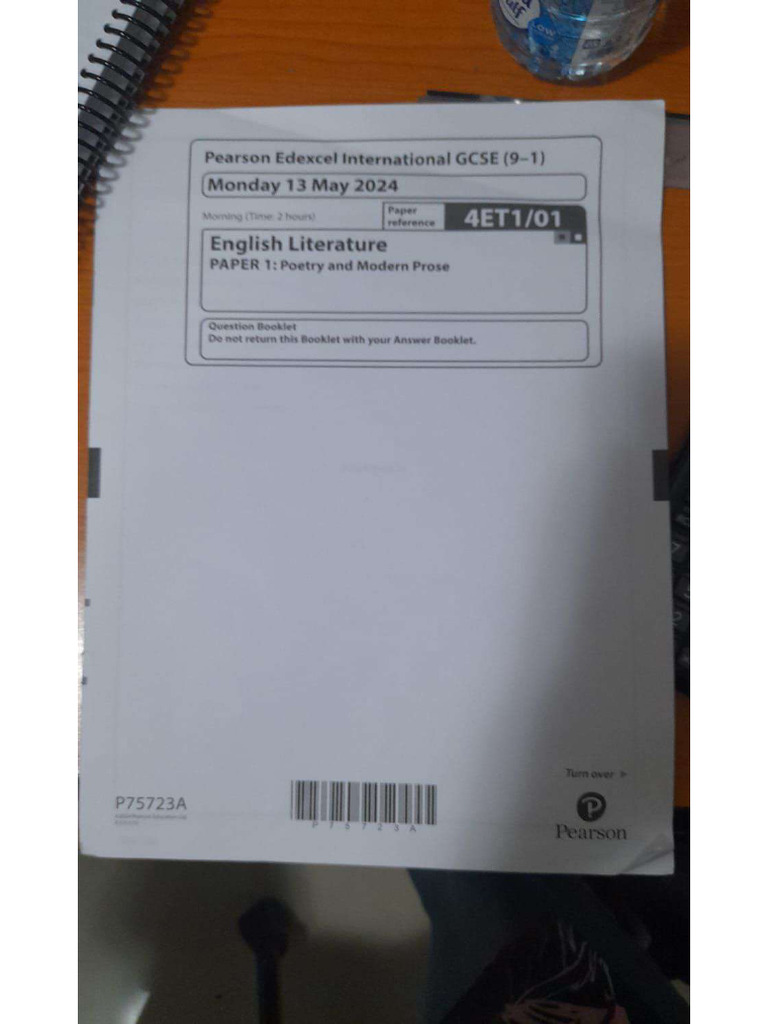 Literature Igcse 2024 Paper 1 | PDF